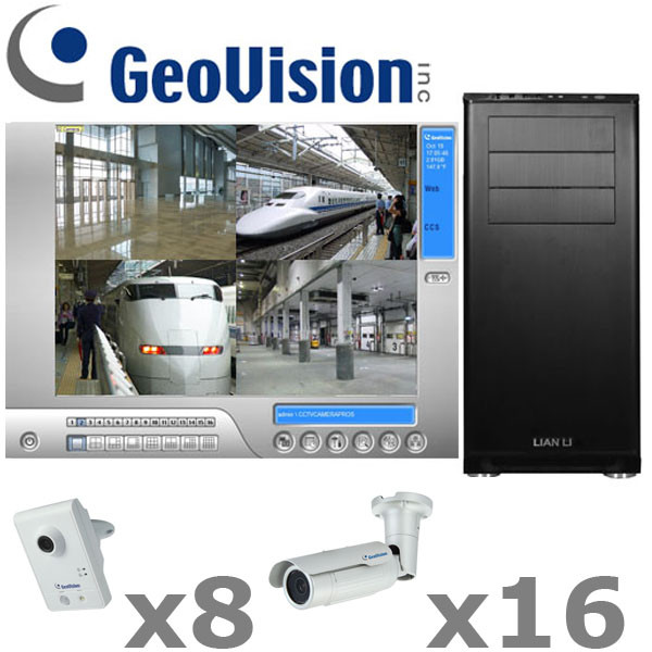 Geovision 32 channel Megapixel HD IP Security Camera System GV15
