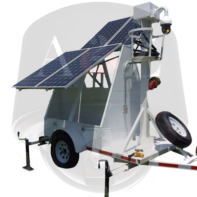 A2Z MMST-LPR Surveillance Trailer - Covert Radar Speed Trailer