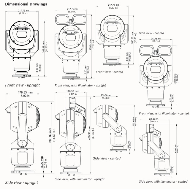 Bosch MIC IP PTZ Camera Dynamic 7000 HD 1080P 30x IVA