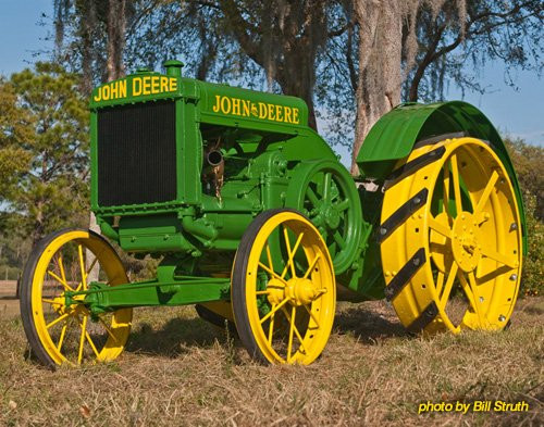 Rubber Lug JD "D" Right Rear Steel Wheel