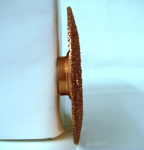 4" Tire Grinding Disc 46 Grit for cutting tractor pulling tires