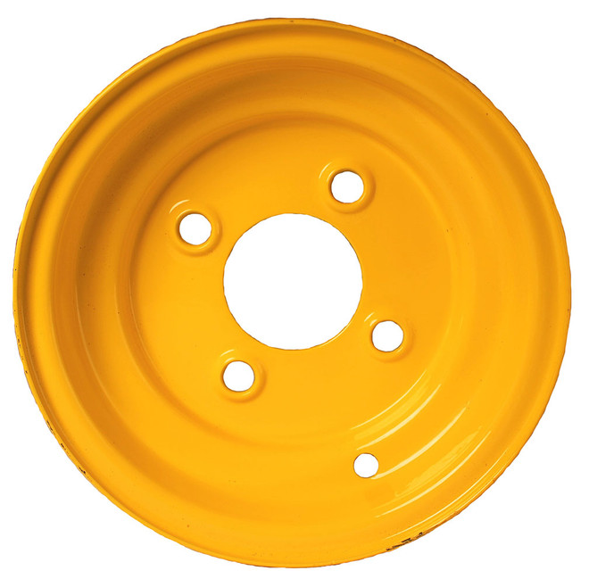 8x3.75 4-Hole John Deere Yellow Trailer Wheel