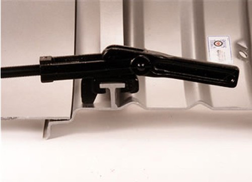 T-Rail Snap-on Tractor Dual Wheel Clamp