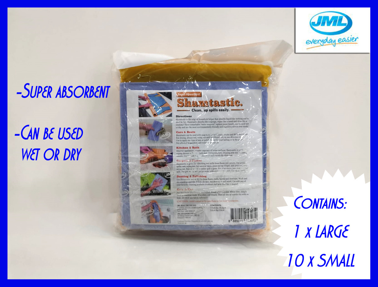 Shamtastic Super Absorbent Cloth JML (1pc L / 10pcs S) | Selffix DIY