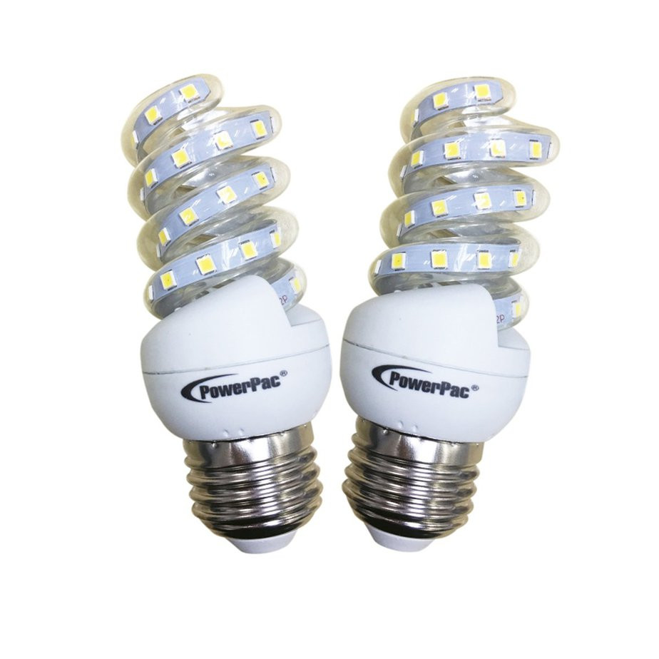 PowerPac Twisted LED Bulb 7W Daylight PP6007 - Selffix DIY Online Store