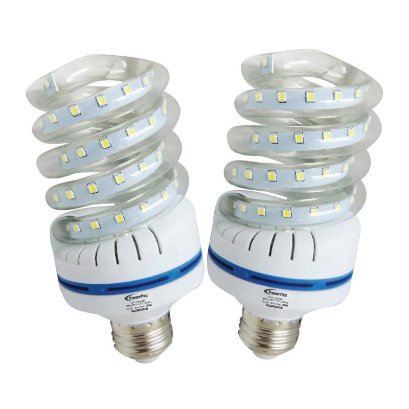 PowerPac Twisted LED Bulb 12W Daylight PP6012 - Selffix DIY Online Store