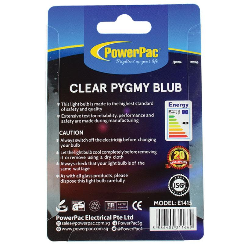 PowerPac E1415 Refrigerator Light Bulb - Selffix DIY Online Store
