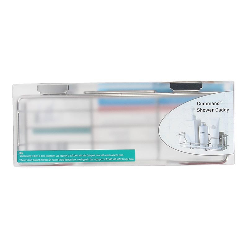 3M Command Stainless Steel Shower Caddy 17674B - Selffix DIY Online Store