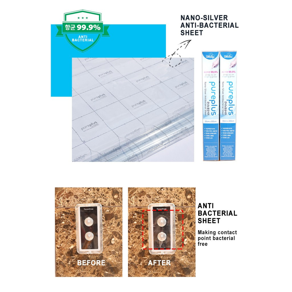 PurePlus Nano Silver Anti-Bacterial Sheet 300x33cm - Selffix DIY Online ...