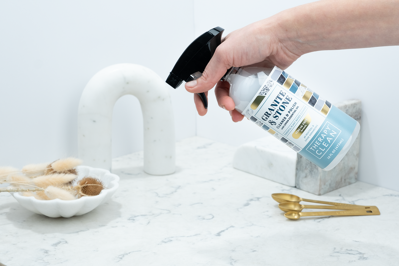 Therapy Clean Granite & Stone Cleaner & Polish 16oz | Selffix DIY