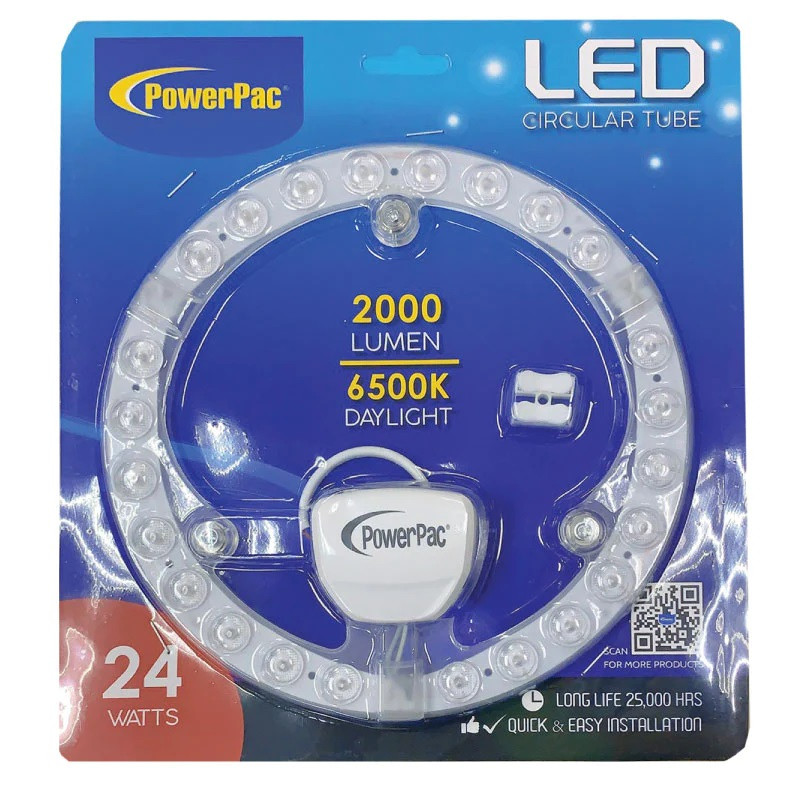 PowerPac LED Circular Tube 24W 6500K Daylight | Selffix DIY