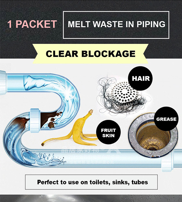 Krafter Powerful Drain Unclogger Enzyme Powder 300g | Selffix DIY