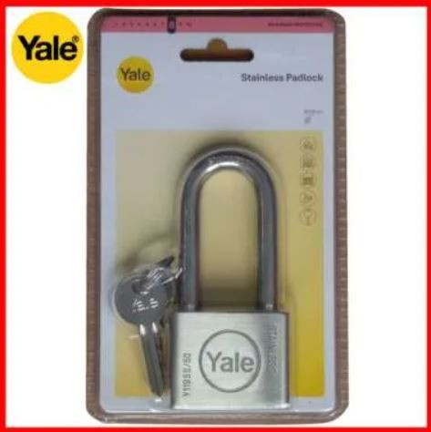 Yale S/S Padlock with 5 keys | Selffix DIY