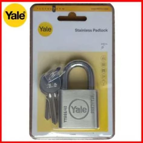 Yale S/S Padlock with 5 keys | Selffix DIY