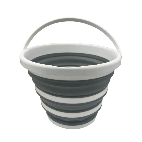 Steve & Leif 2309 Collapsible Bucket White/Grey 10L | Selffix DIY