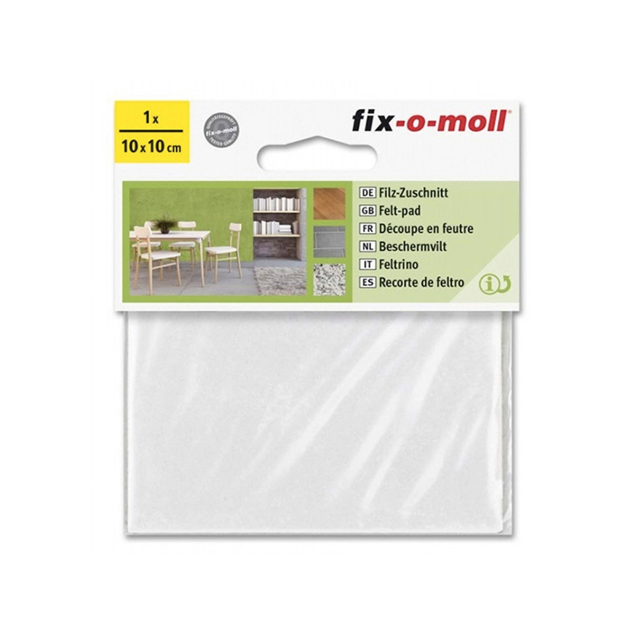 Fix-O-Moll Felt Pad Self Adhesive (Assorted Types) | Selffix DIY