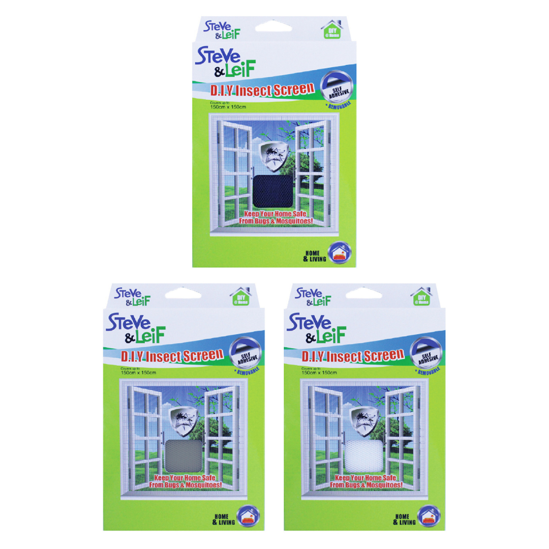 Steve & Leif DIY Insect Screen (Assorted Colors) | Selffix DIY