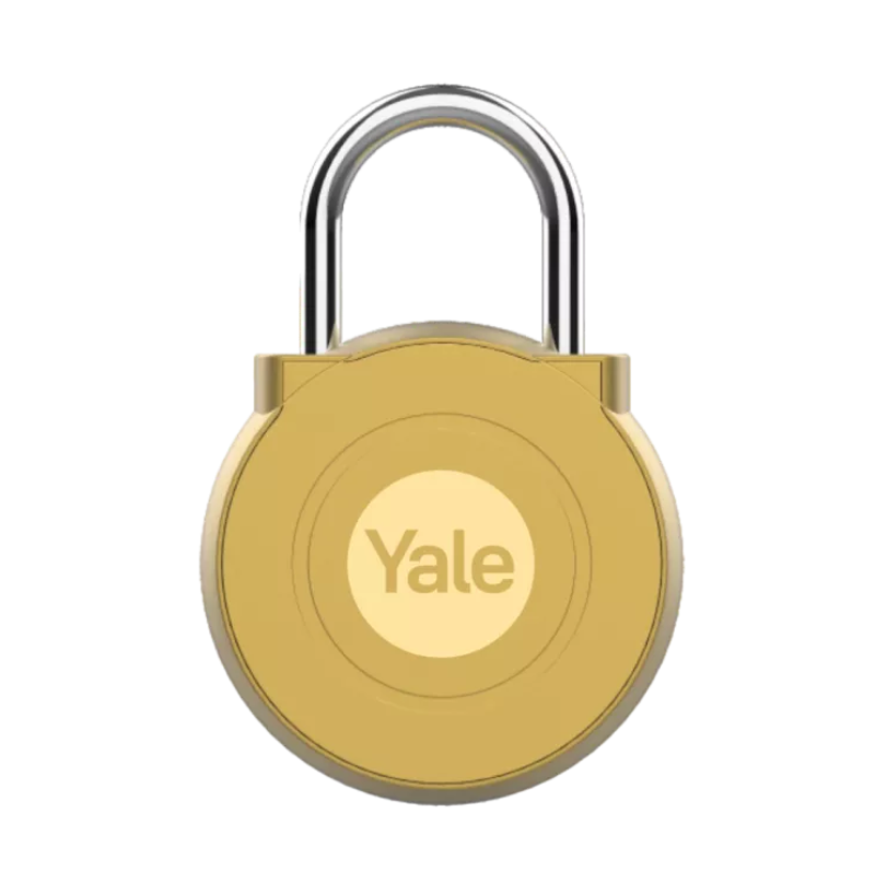 Yale YDPS_G Biometric Padlock Small Gold | Selffix DIY