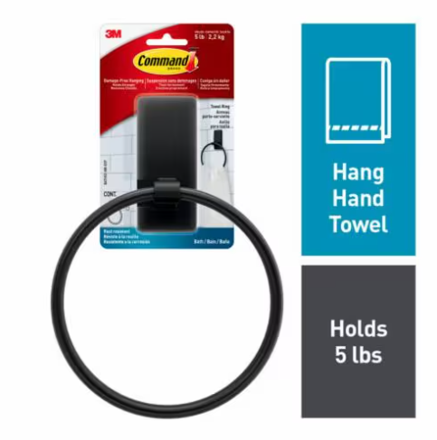 3M Command Bath Towel Ring | Selffix DIY