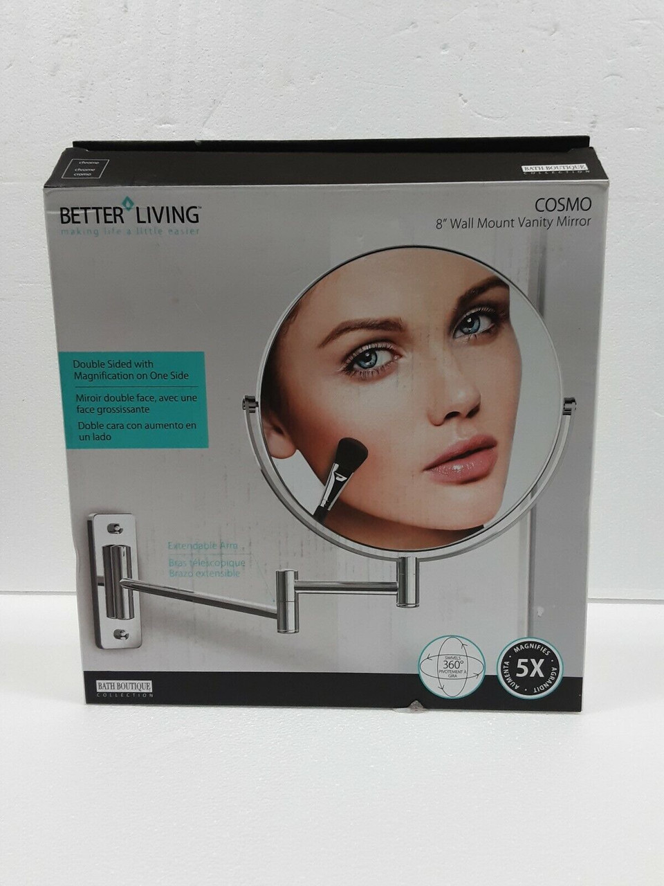 Better Living COSMO 13544 Mirror Chrome 8in | Selffix DIY