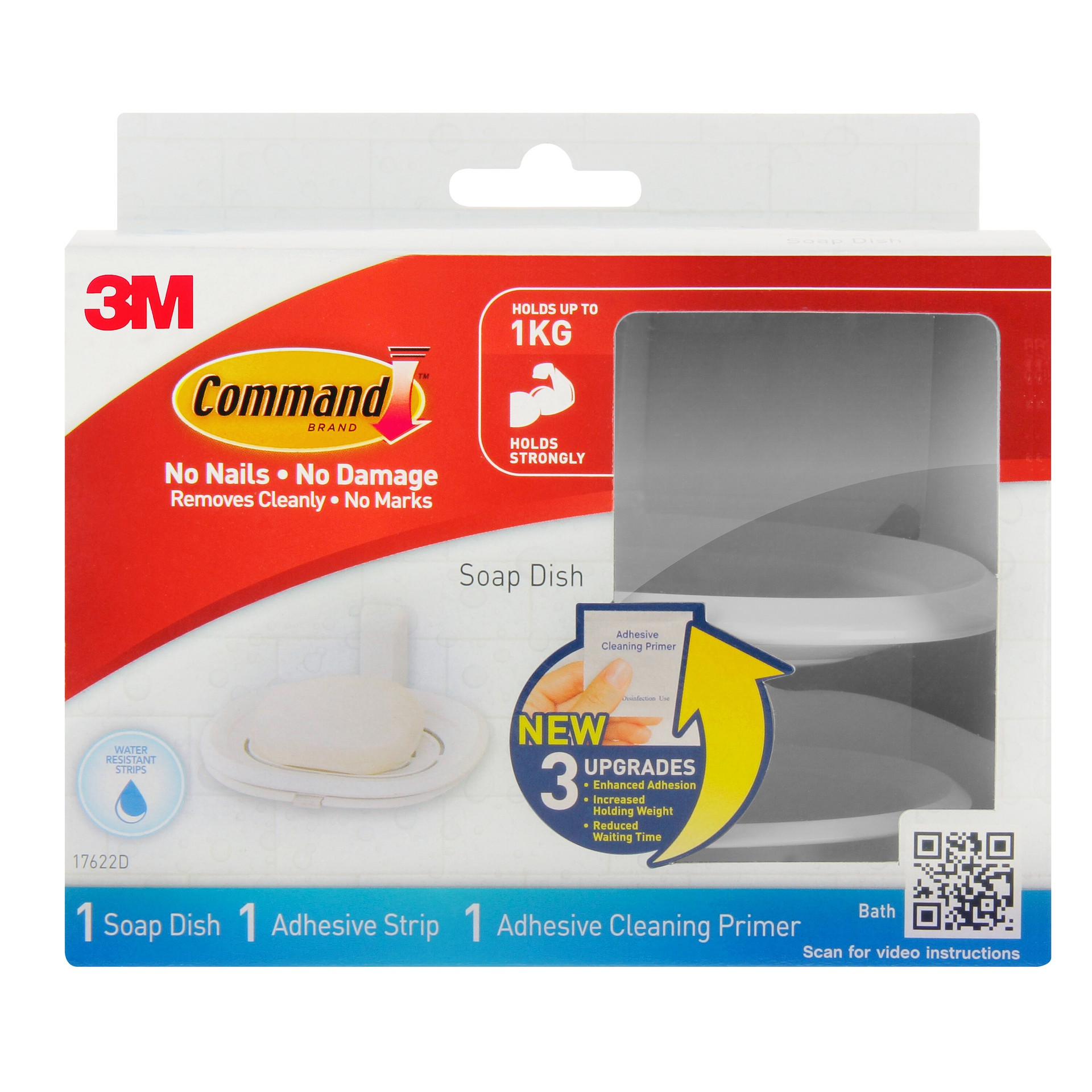 3M Command 17622D Soap Dish 12P/C | Selffix DIY