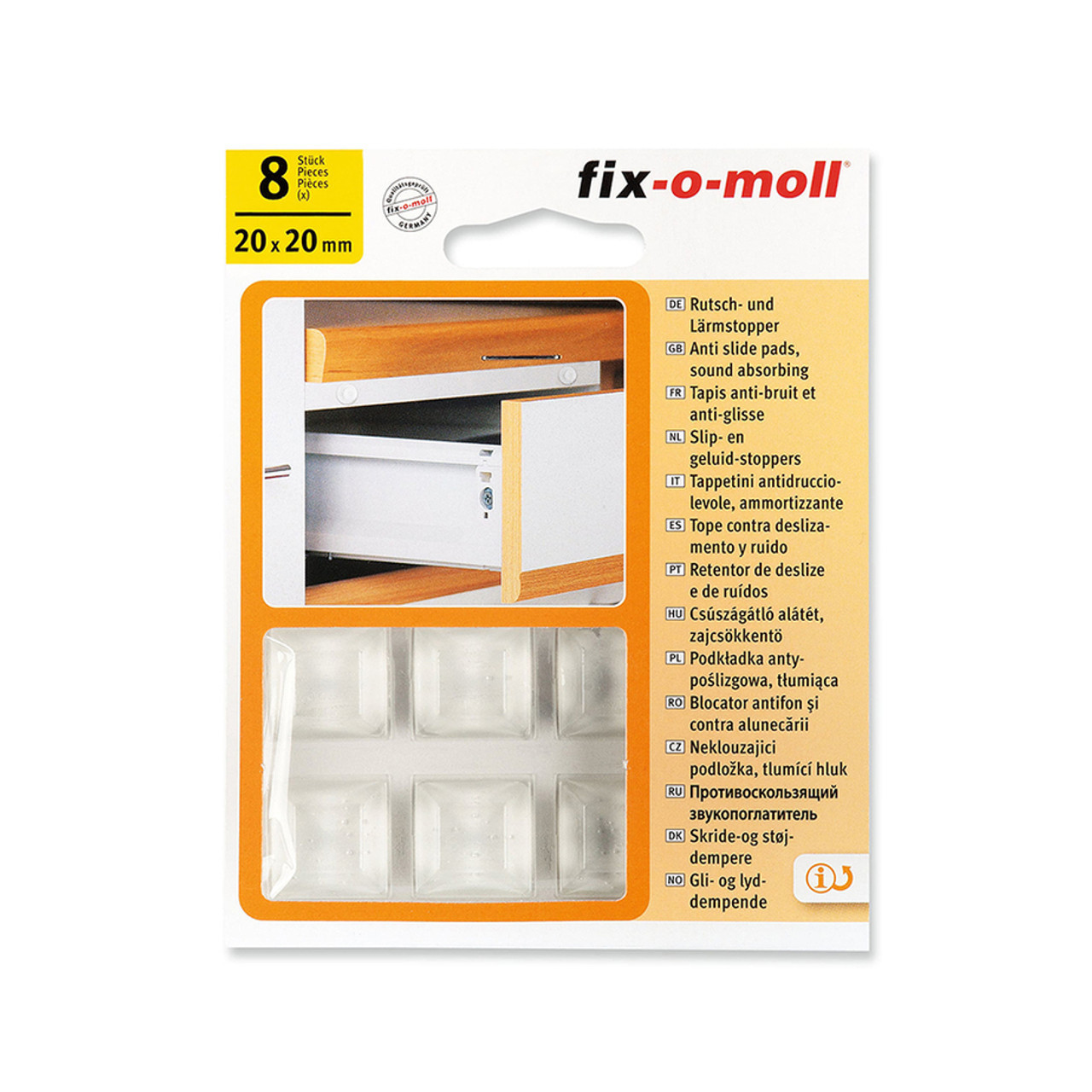 Fix-O-Moll Anti-Slide Pads Self Adhesive Clear (Assorted Types ...