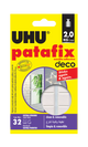 UHU 31755 Patafix Transparent 56 Pads | Selffix DIY