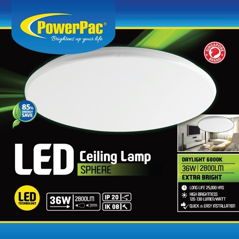 PowerPac LED Ceiling Lamp Set 36W - Selffix DIY Online Store