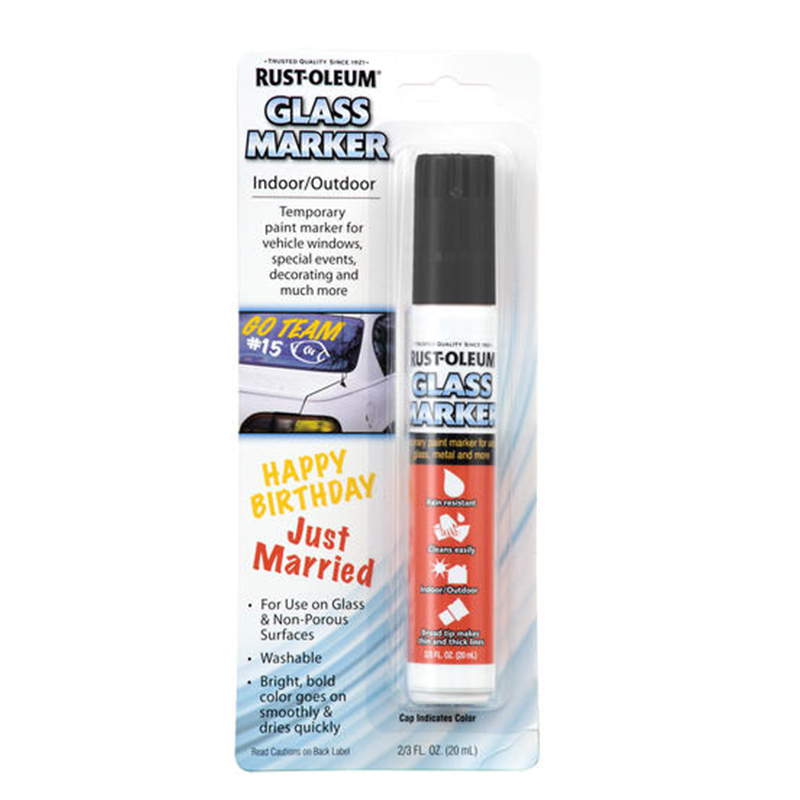Rust-Oleum Glass Marker Black - Selffix DIY Online Store
