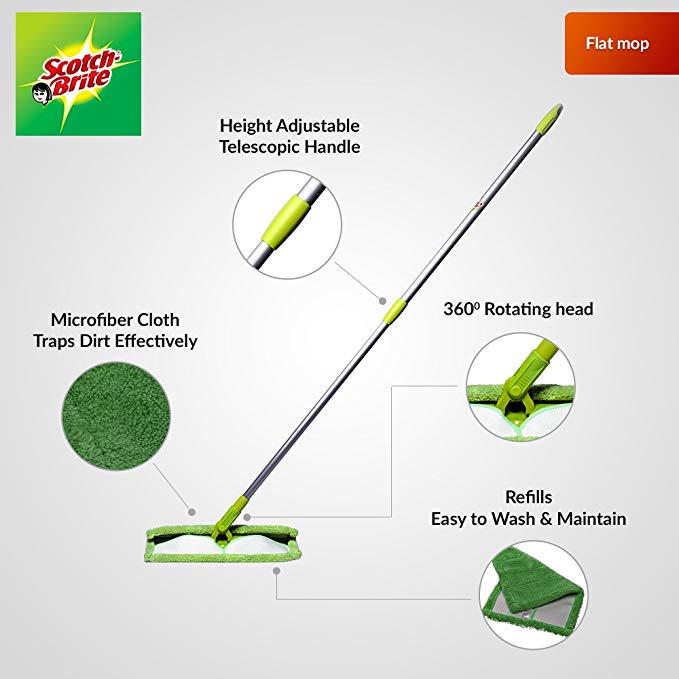 3M ScotchBrite Multi-Purpose Window & Glass Cleaning Mop | Selffix DIY