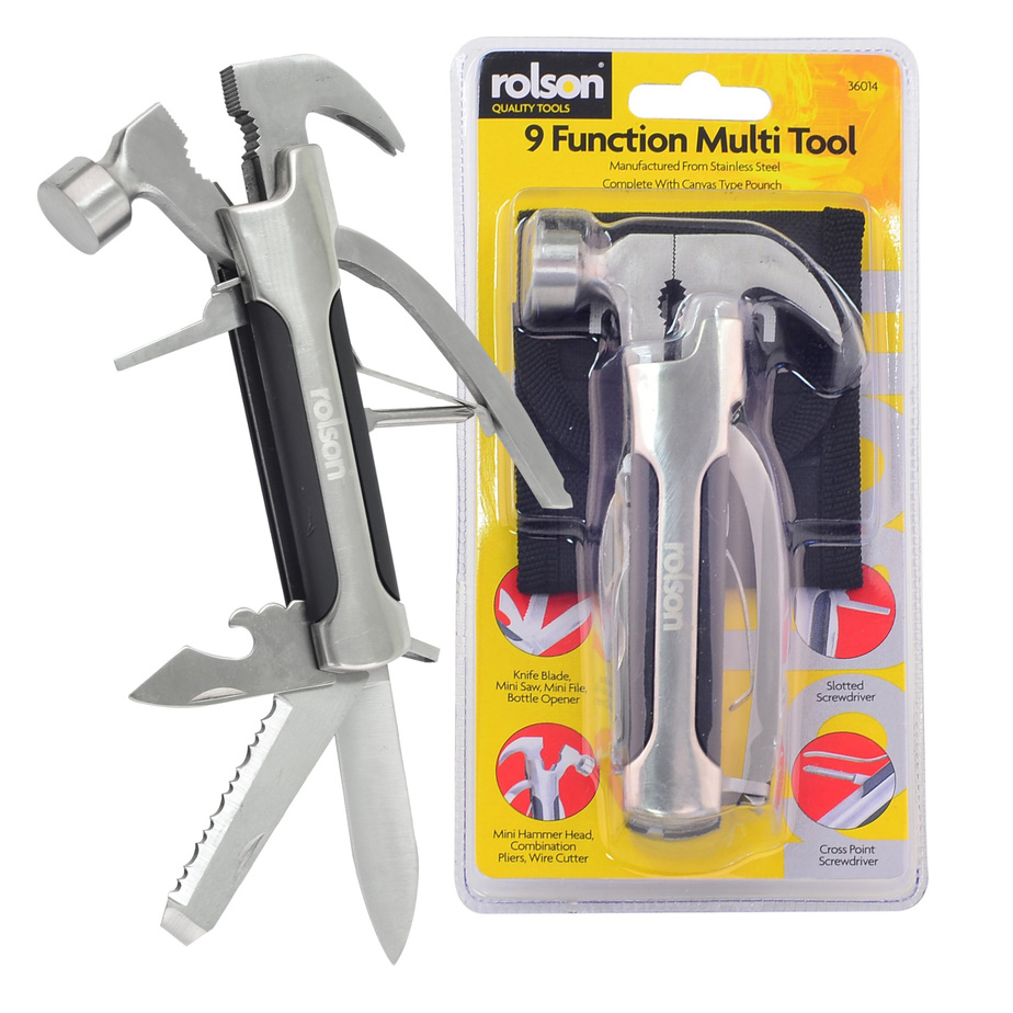 Rolson 9 Function Multi Tool 36014 - Selffix DIY Online Store