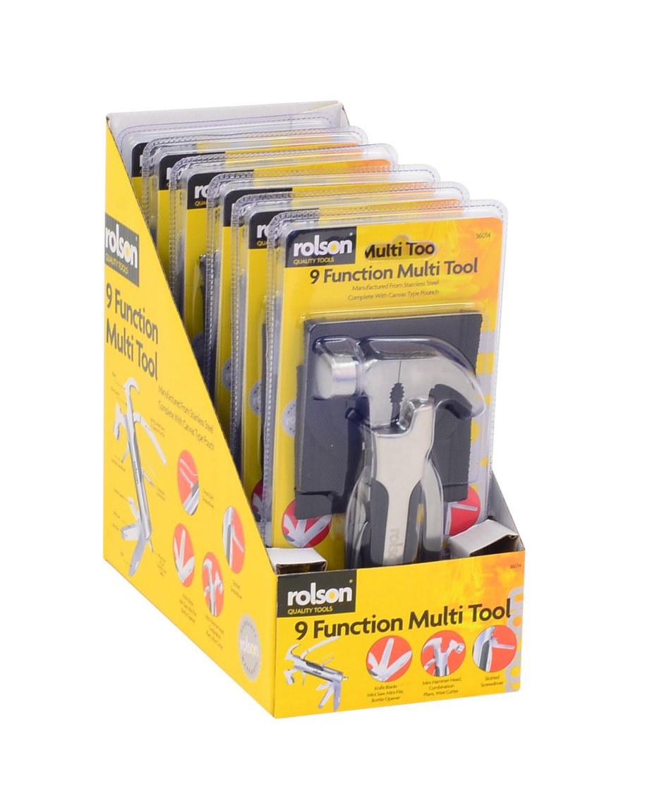 Rolson 9 Function Multi Tool 36014 - Selffix DIY Online Store