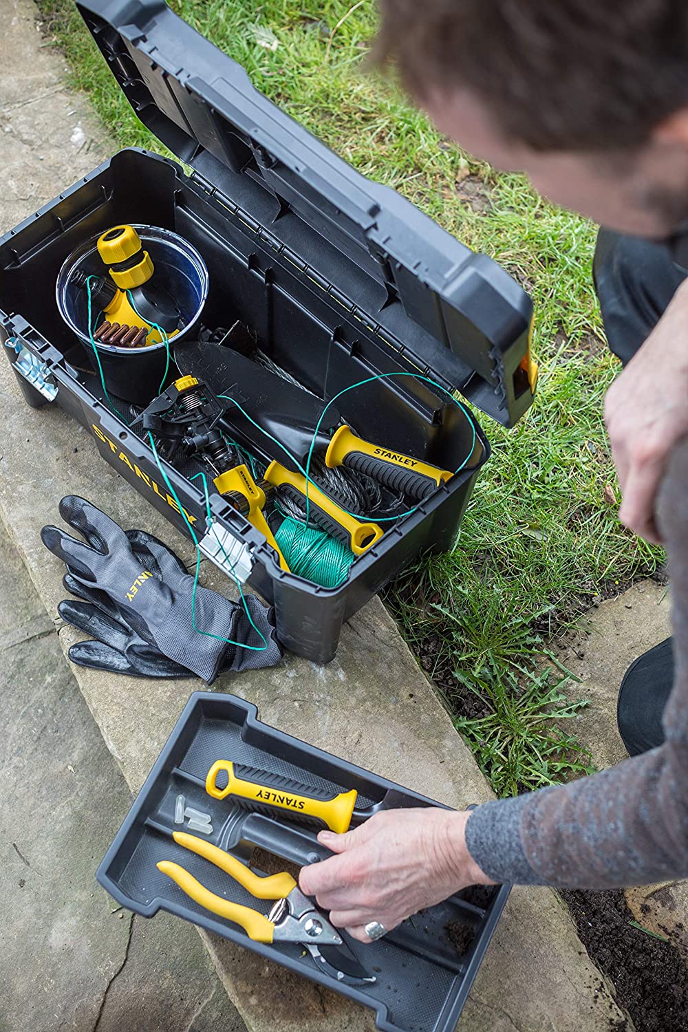 Stanley STST1-75521 Hardware Toolbox 19-inch (8kg) | Selffix DIY