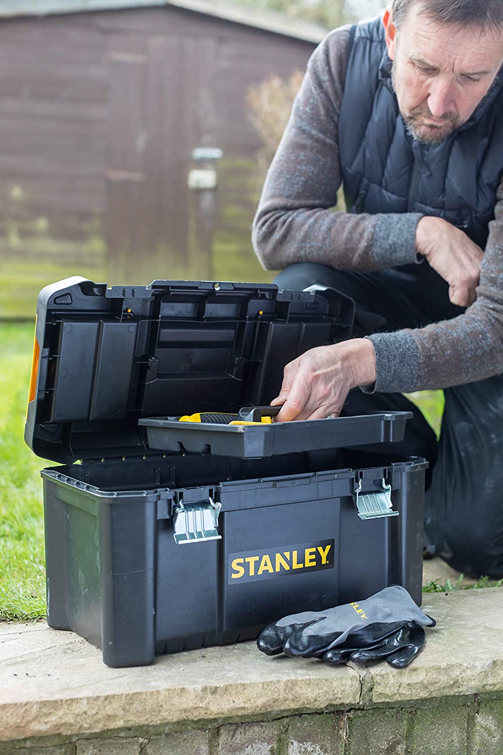 Stanley STST1-75521 Hardware Toolbox 19-inch (8kg) | Selffix DIY