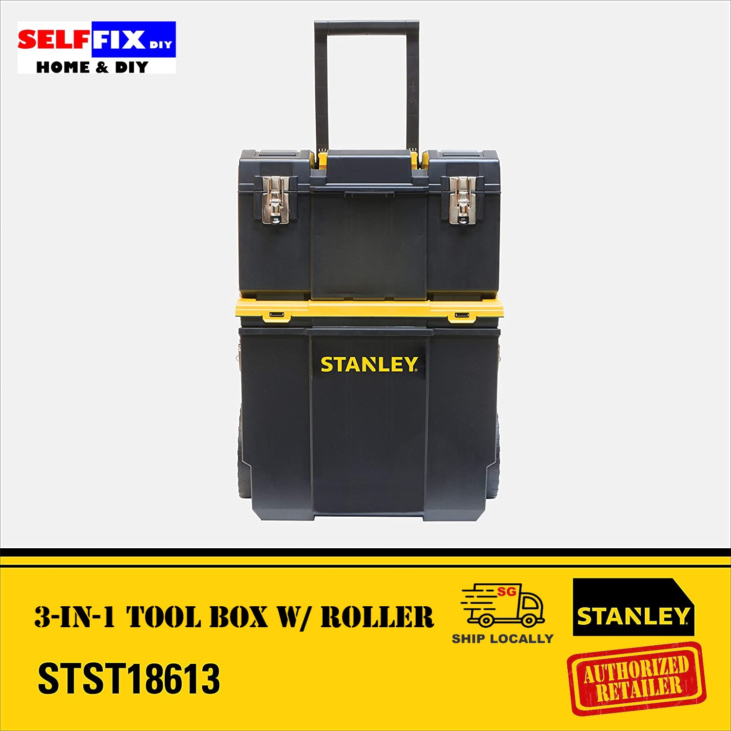 Stanley STST18613 3-In-1 Mobile Workcenter | Selffix DIY