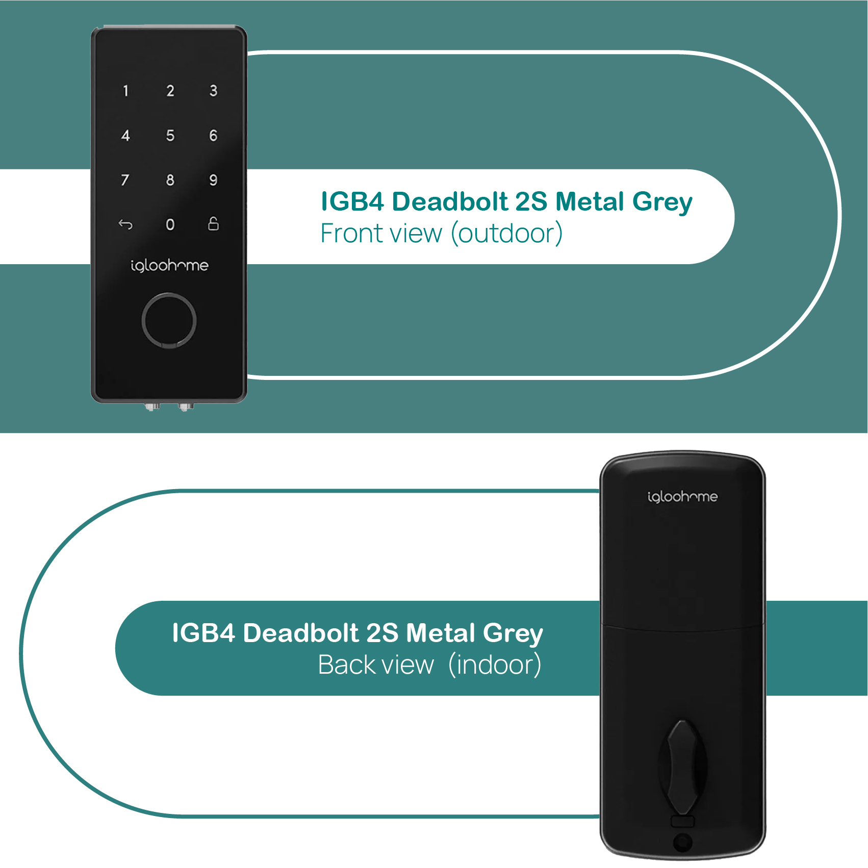 IGB4 Digital Lock IglooHome + RM2 Bundle | Selffix DIY