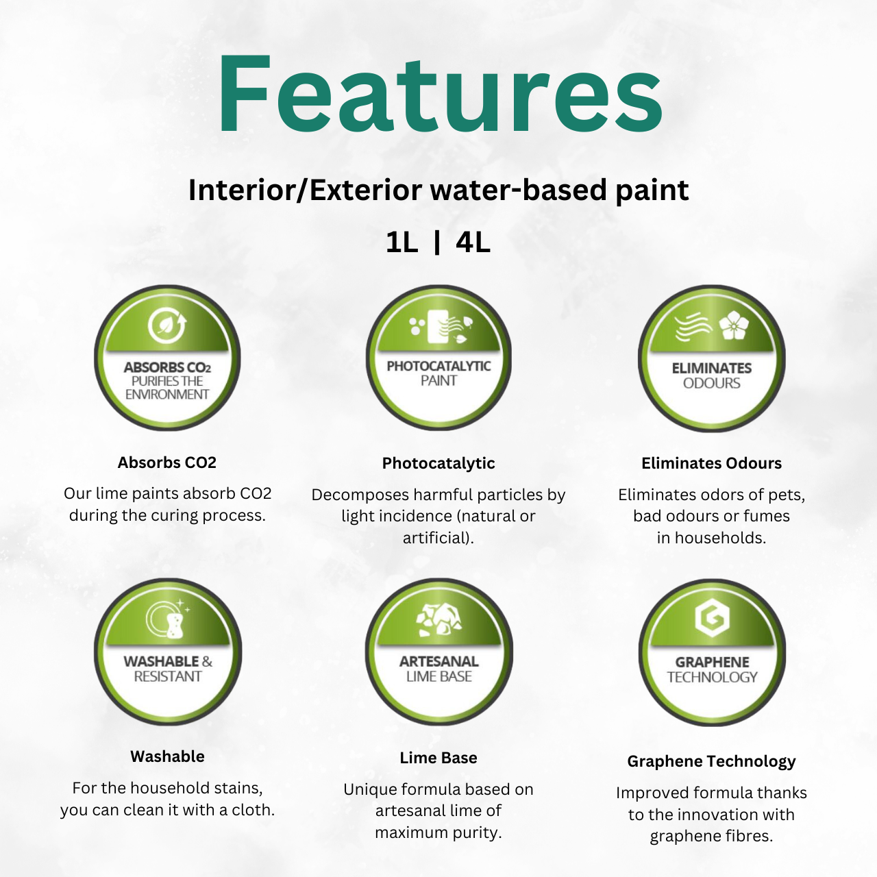 Graphenstone AmbientPro+ Premium (White): Absorb CO2 #PaintDifferent ...