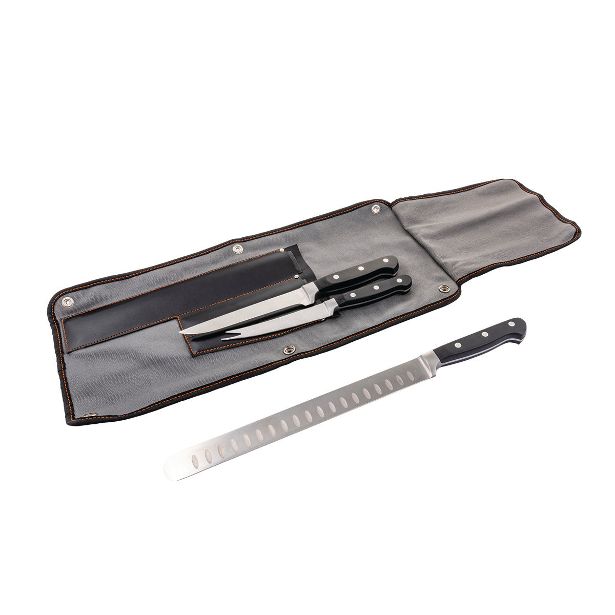 Char-Broil Blacksmith 3pc Knife Set with Wrap | Selffix DIY