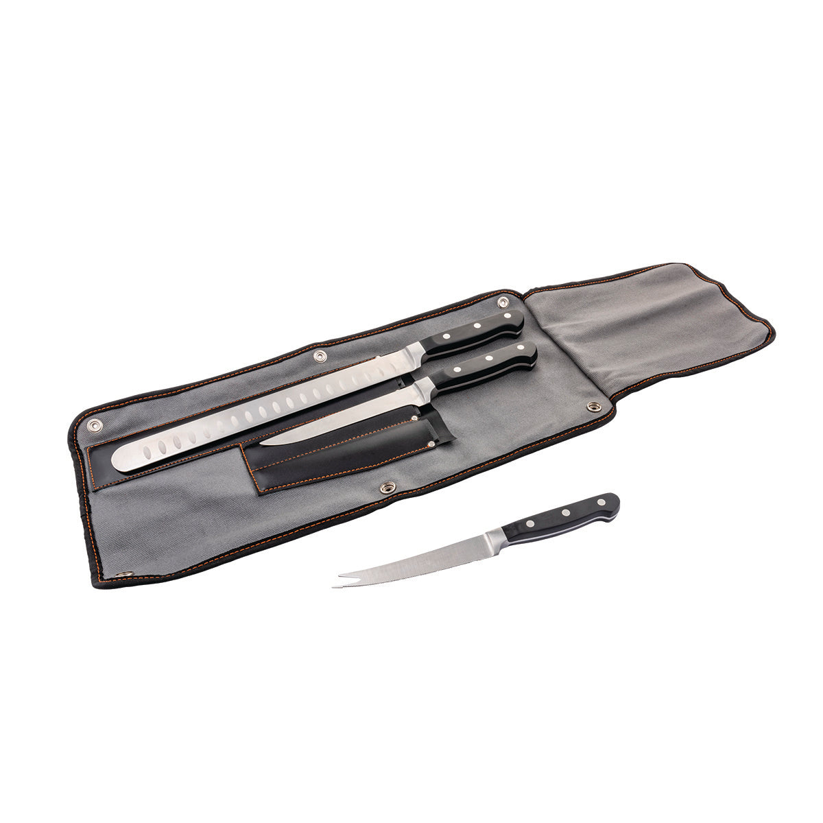 Char-Broil Blacksmith 3pc Knife Set with Wrap | Selffix DIY