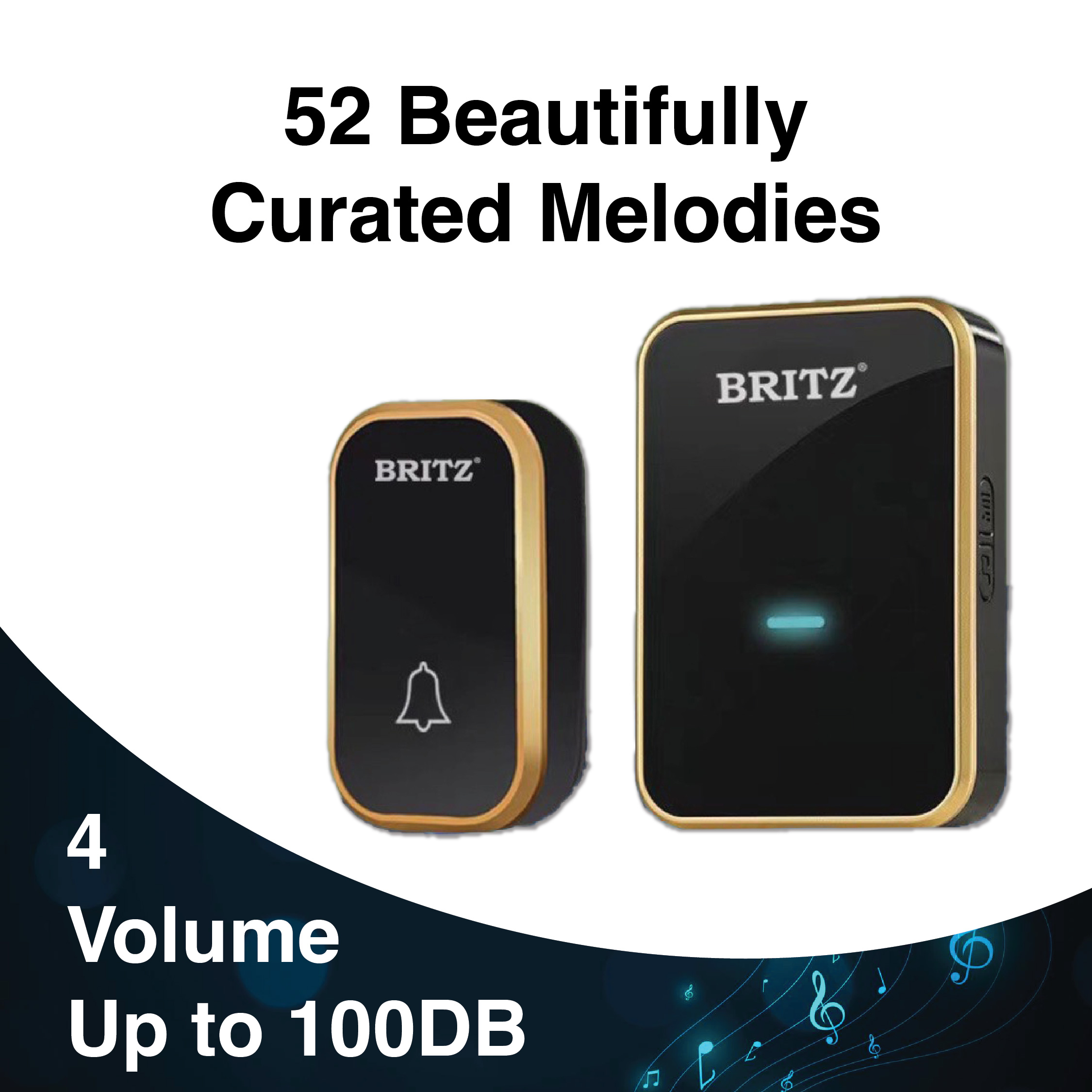 Britz Kinetic Wireless Doorbell | Selffix DIY