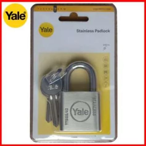 Yale S/S Padlock with 5 keys | Selffix DIY