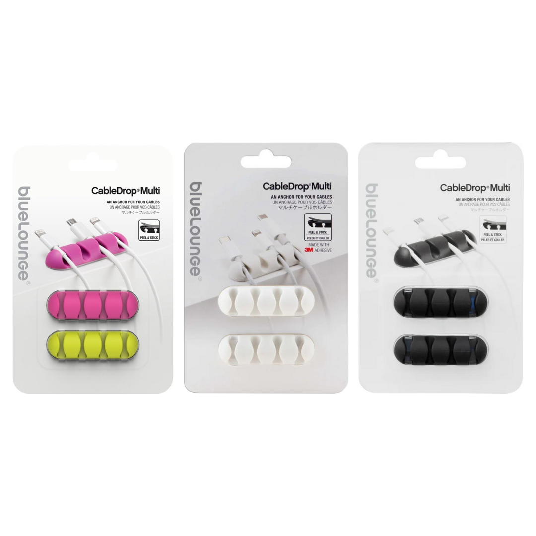 Bluelounge Cabledrop Multi (Assorted Colors) | Selffix DIY