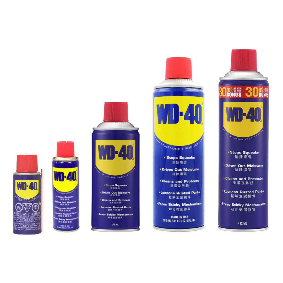 WD-40 Multipurpose Lubricant (Assorted Volumes) | Selffix DIY