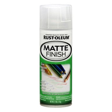 Rust-Oleum Matte Finish Spray Clear 11oz - Selffix DIY Online Store