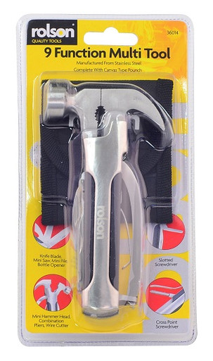 Rolson 9 Function Multi Tool 36014 - Selffix DIY Online Store