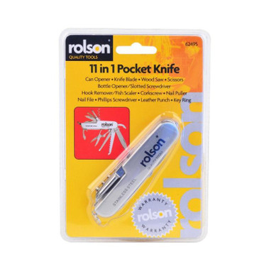 Rolson 11 Function Stainless Steel Knife 62495 - Selffix DIY Online Store