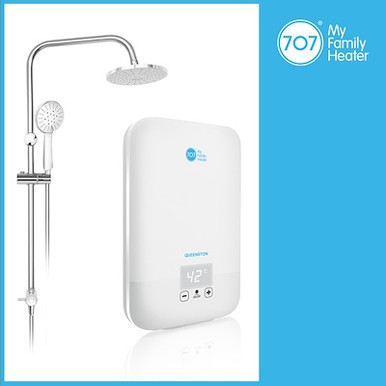 707 Instant Water Heater Queenston with Rain Shower - Selffix DIY ...