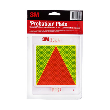 3M Probation Plate (Reflective License Plate) - Selffix DIY Online Store