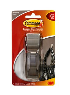 3M Command BR Nickel Large Metal MR03-BN | Selffix DIY
