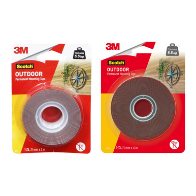 3M Scotch Mount 4011 Outdoor Mounting Tape (Assorted Sizes) | Selffix DIY